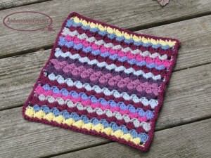 Colorburst Afghan Square ~ FREE Crochet Pattern