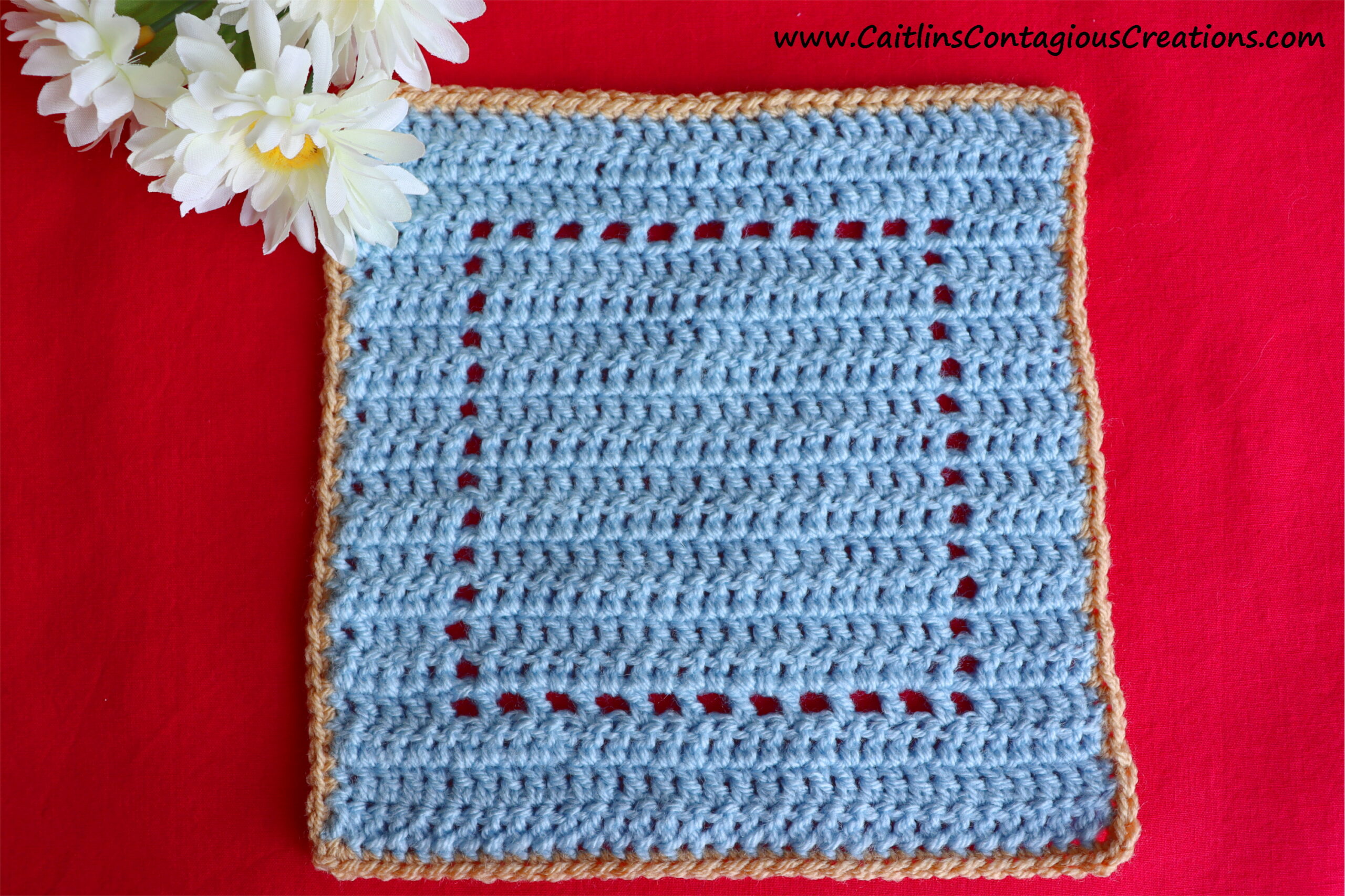 Square Shaped Filet Square - Crochet Pattern Bonanza