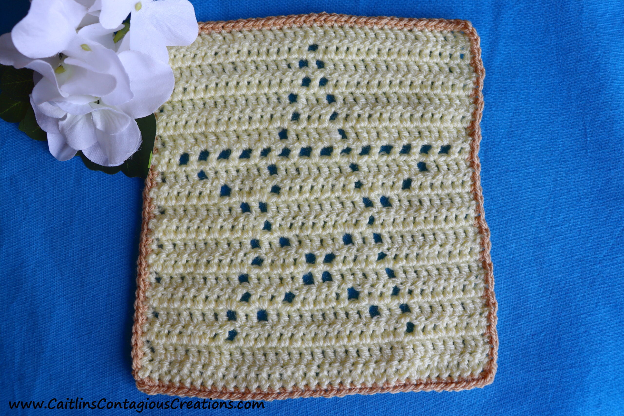 Star Shape Filet Square - Crochet Pattern Bonanza