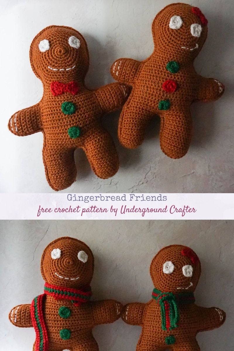 Gingerbread Friends - Crochet Pattern Bonanza