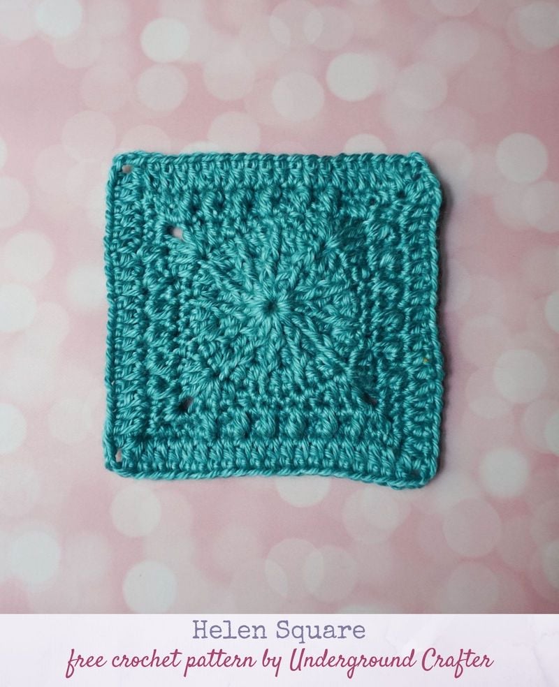 6 Inch Crochet Squares - Crochet Pattern Bonanza