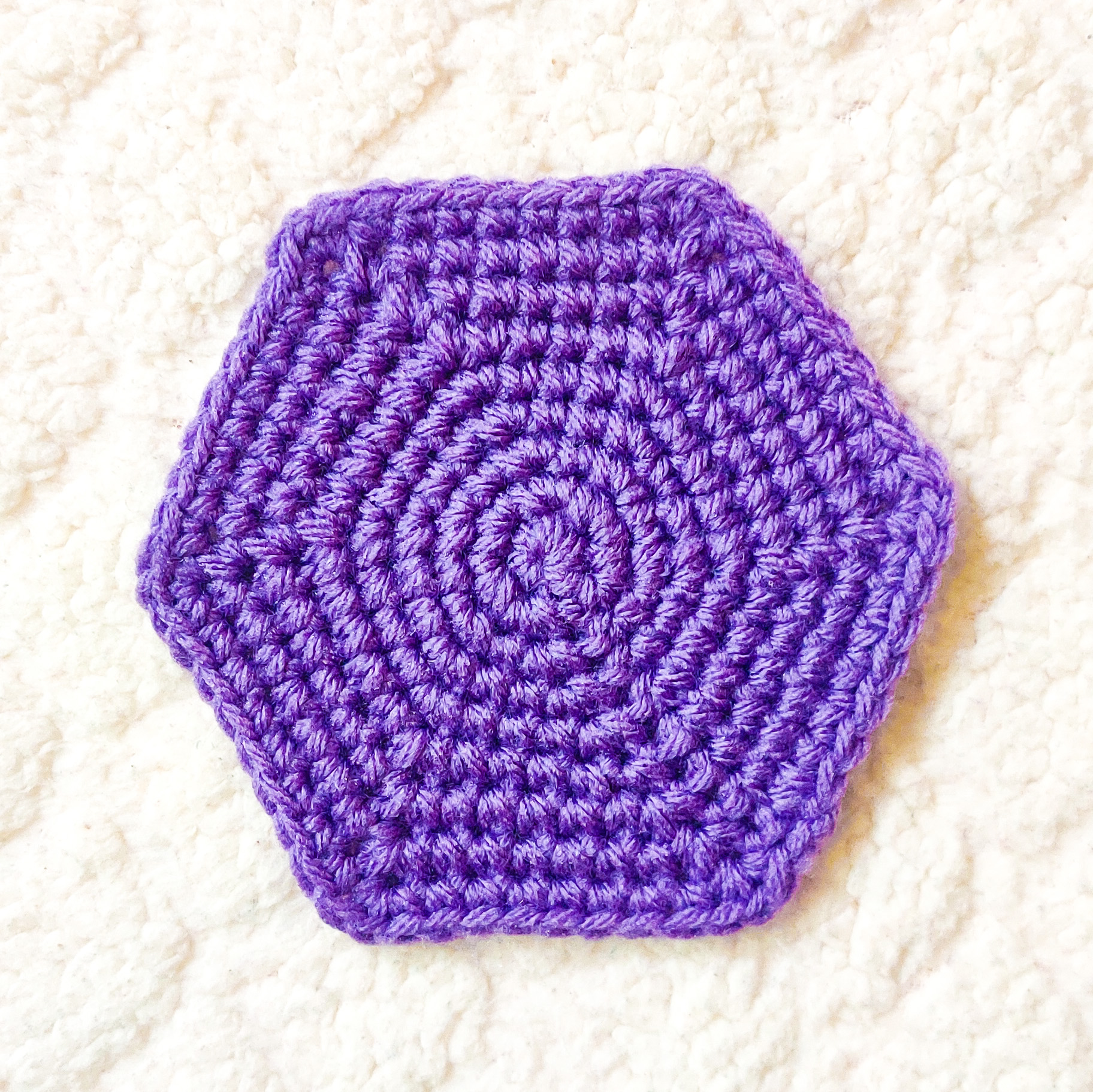 Single Crochet Solid Hexagon - Crochet Pattern Bonanza