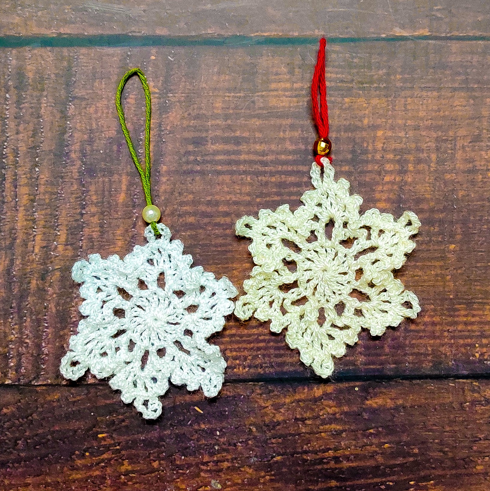 Easy Crochet Snowflake Ornament Pattern - Crochet Pattern Bonanza