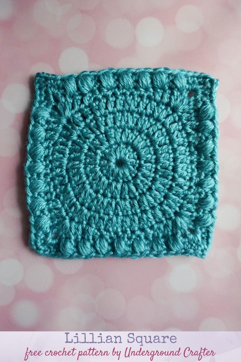 6 Inch Crochet Squares - Crochet Pattern Bonanza
