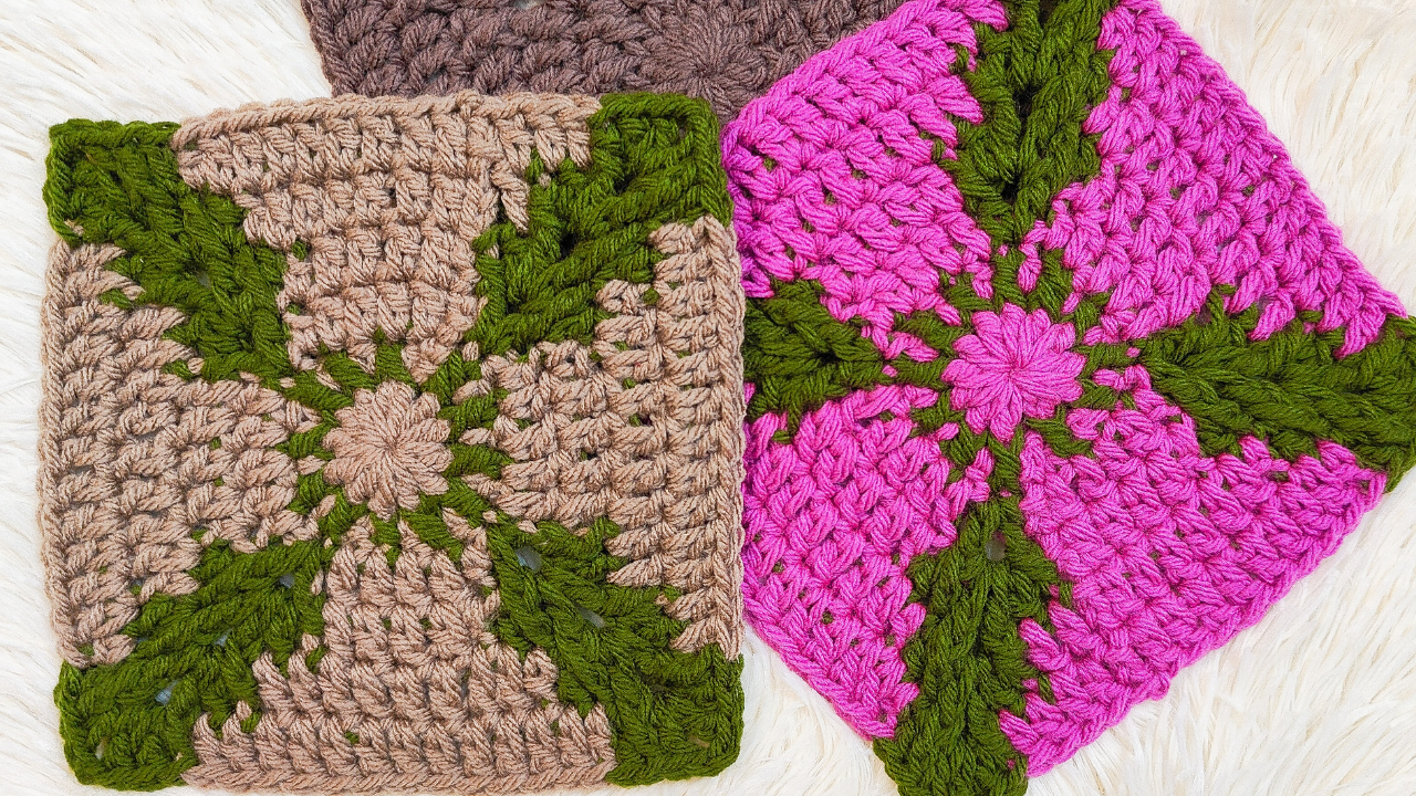 6 Inch Crochet Squares - Crochet Pattern Bonanza
